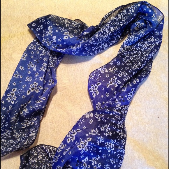 Accessories | Pretty Blue Scarf | Poshmark